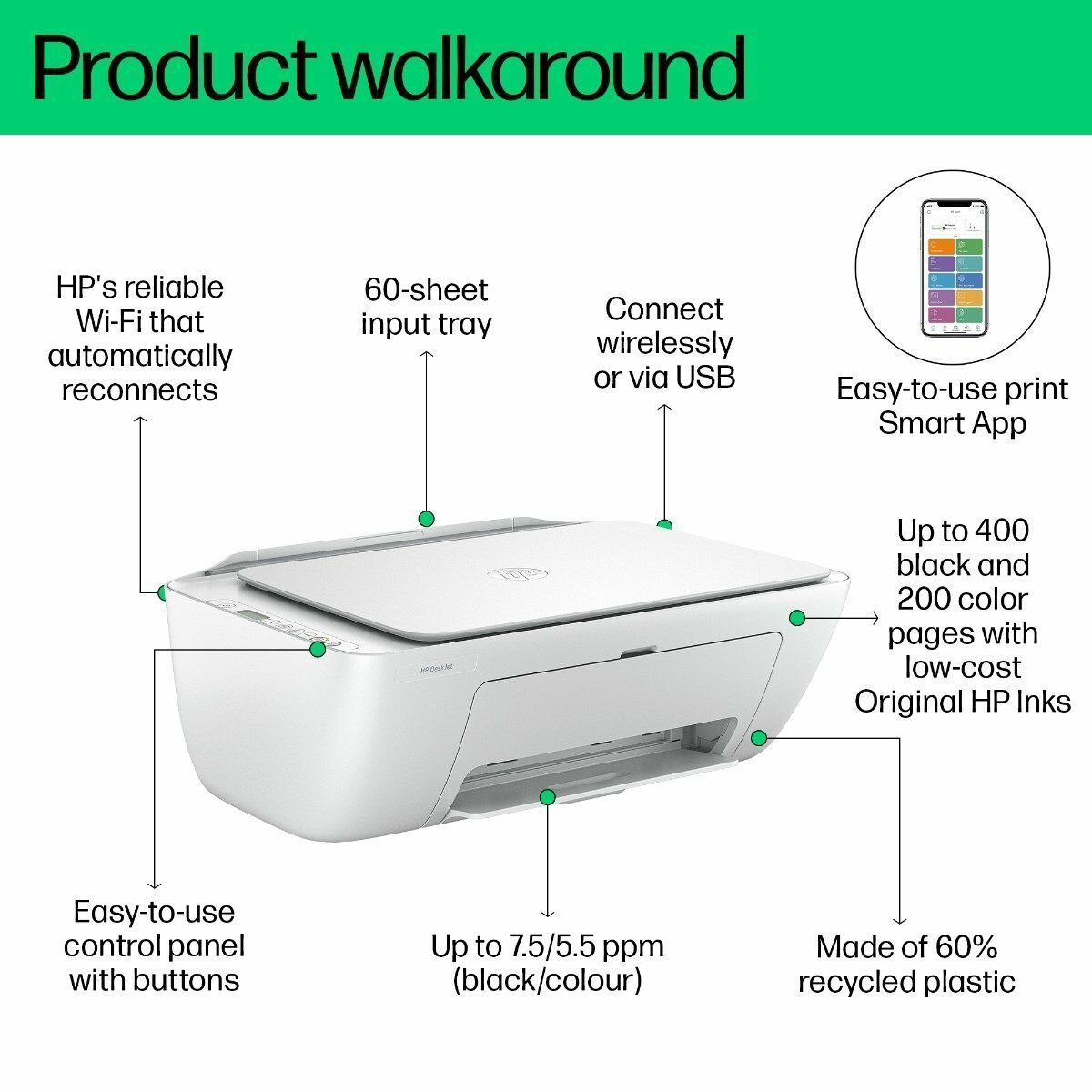 HP DeskJet Ink Advantage 2875 All-in-One Printer