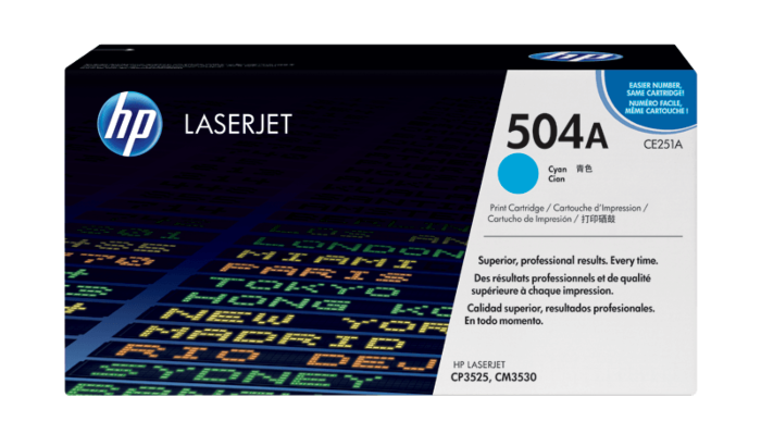 HP 504A Cyan Original LaserJet Toner Cartridge - Shop HP.com Malaysia