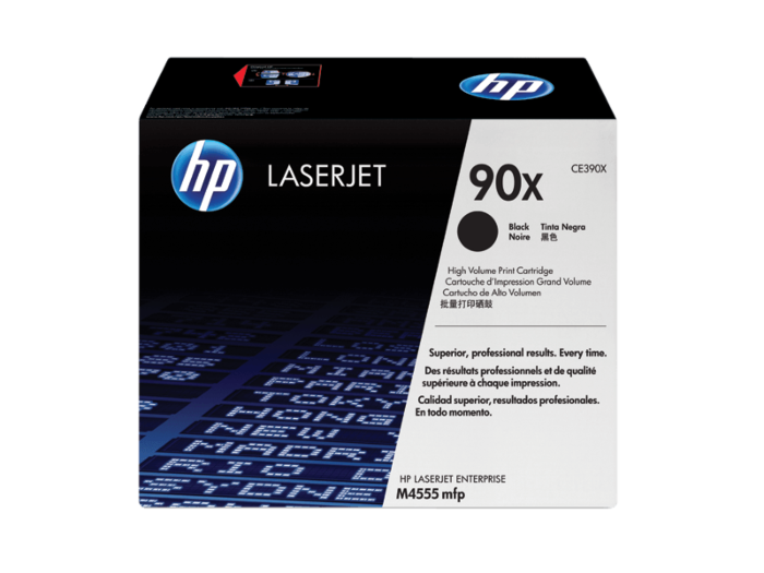 HP 90X High Yield Black Original LaserJet Toner Cartridge (CE390X ...