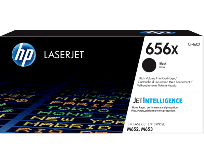 HP 656X High Yield Black Original LaserJet Toner Cartridge (CF460X ...