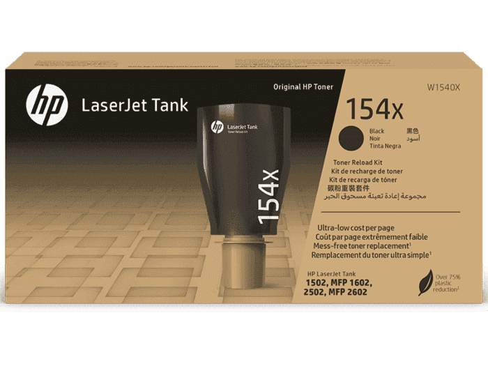 HP 154X Black Original LaserJet Tank Toner Reload Kit - (W1540X) - Shop ...